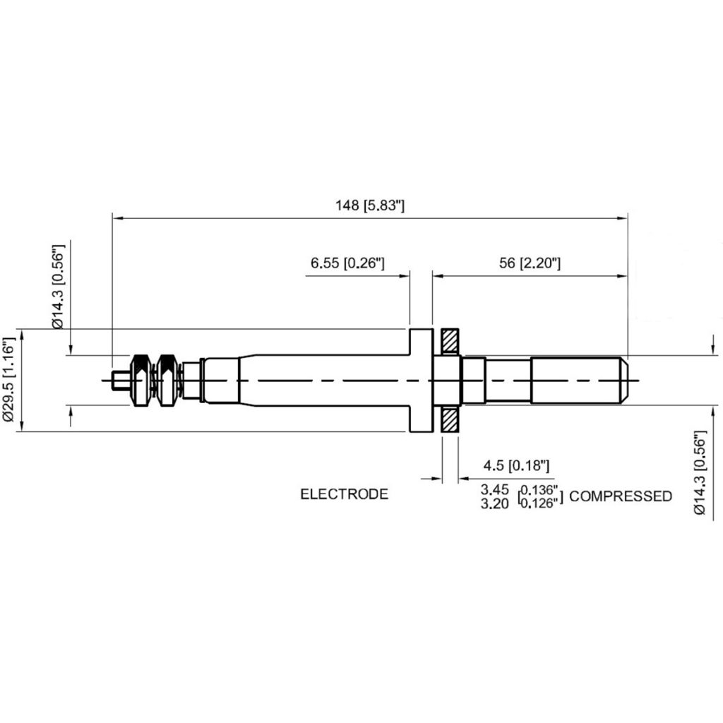 Delta Mobrey Shop - High Pressure Electrode - 246781ZA